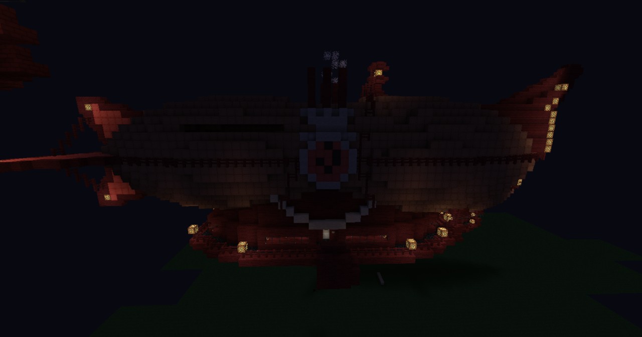 Fire nation Airship Minecraft Map