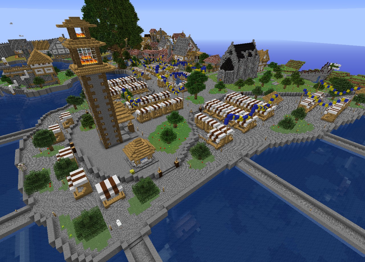 Epic Castle with Epic Mountain! - In Progres Minecraft Map