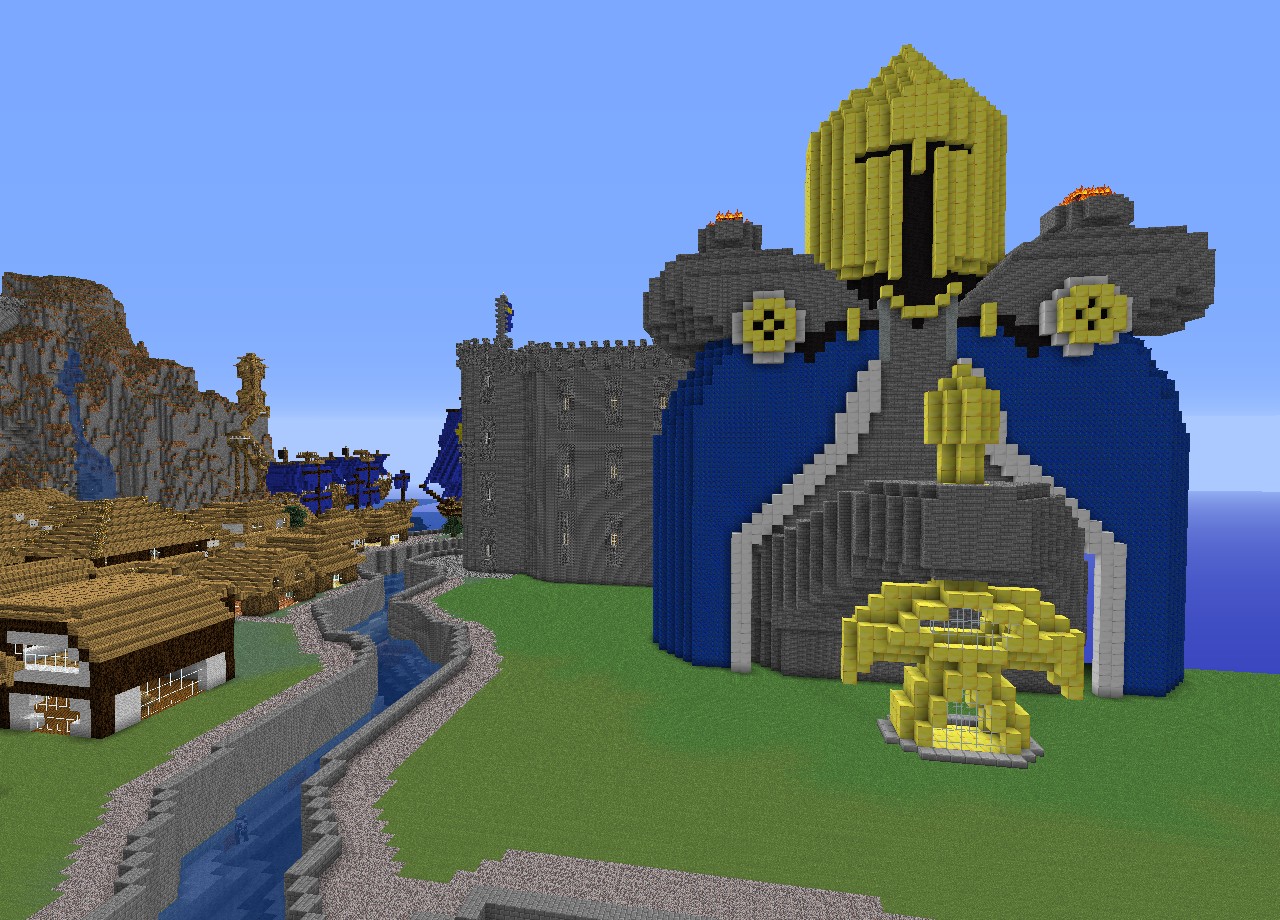 Epic Castle with Epic Mountain! - In Progres Minecraft Map
