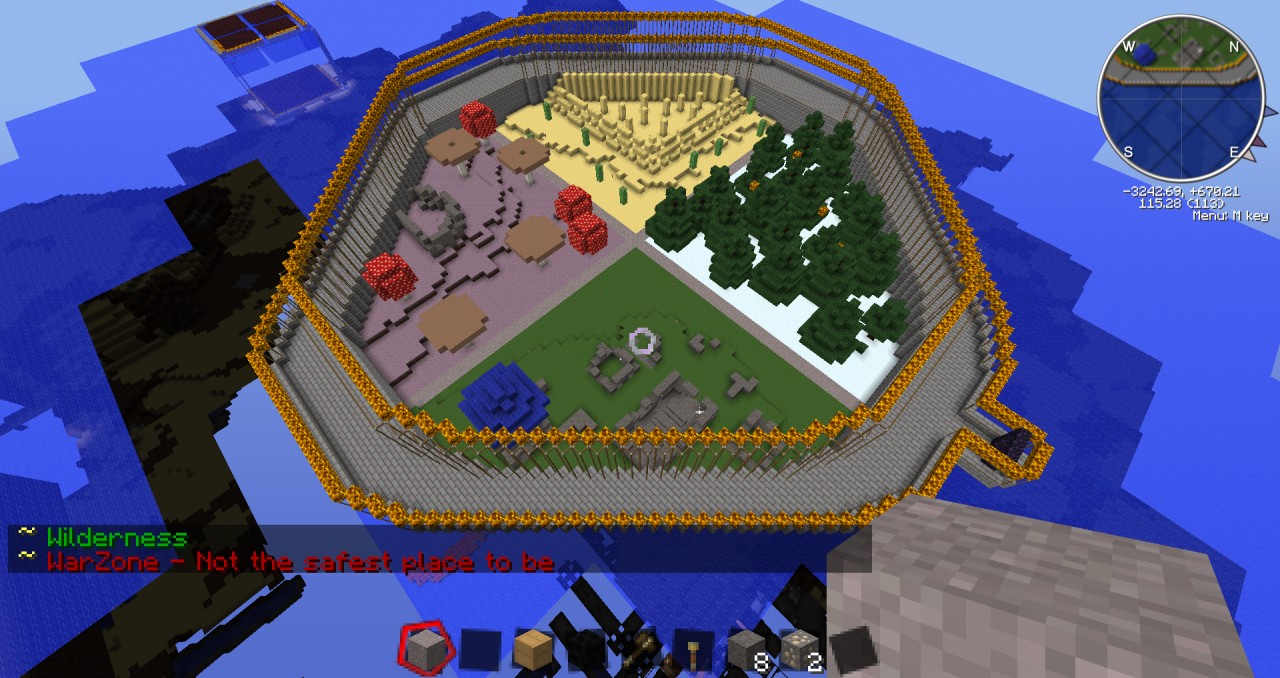 mob arena Minecraft Map