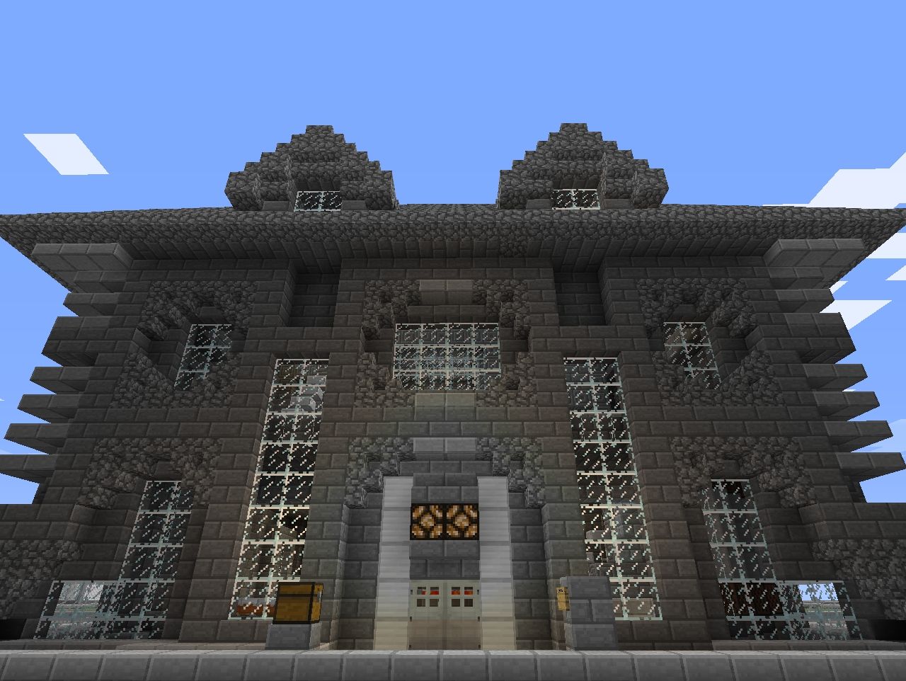 Stone Mini-Mansion Minecraft Map