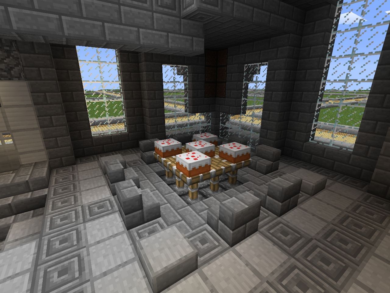 Stone Mini-Mansion Minecraft Map