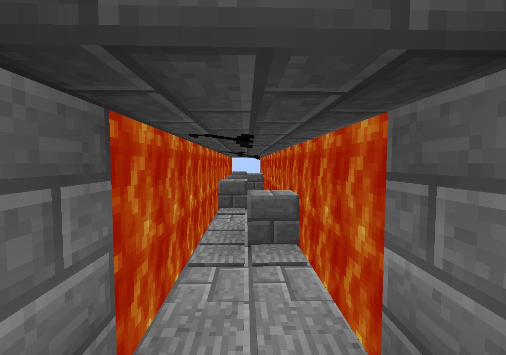 The bridge minigame Minecraft Map