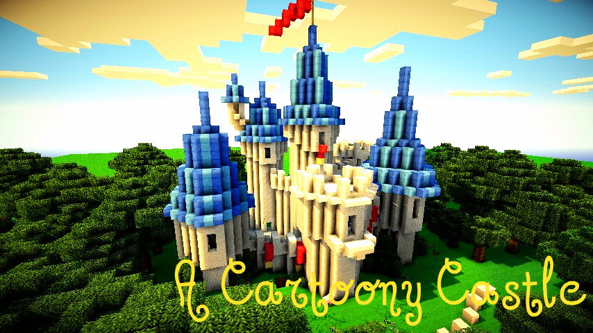 A Cartoony Castle Minecraft Map