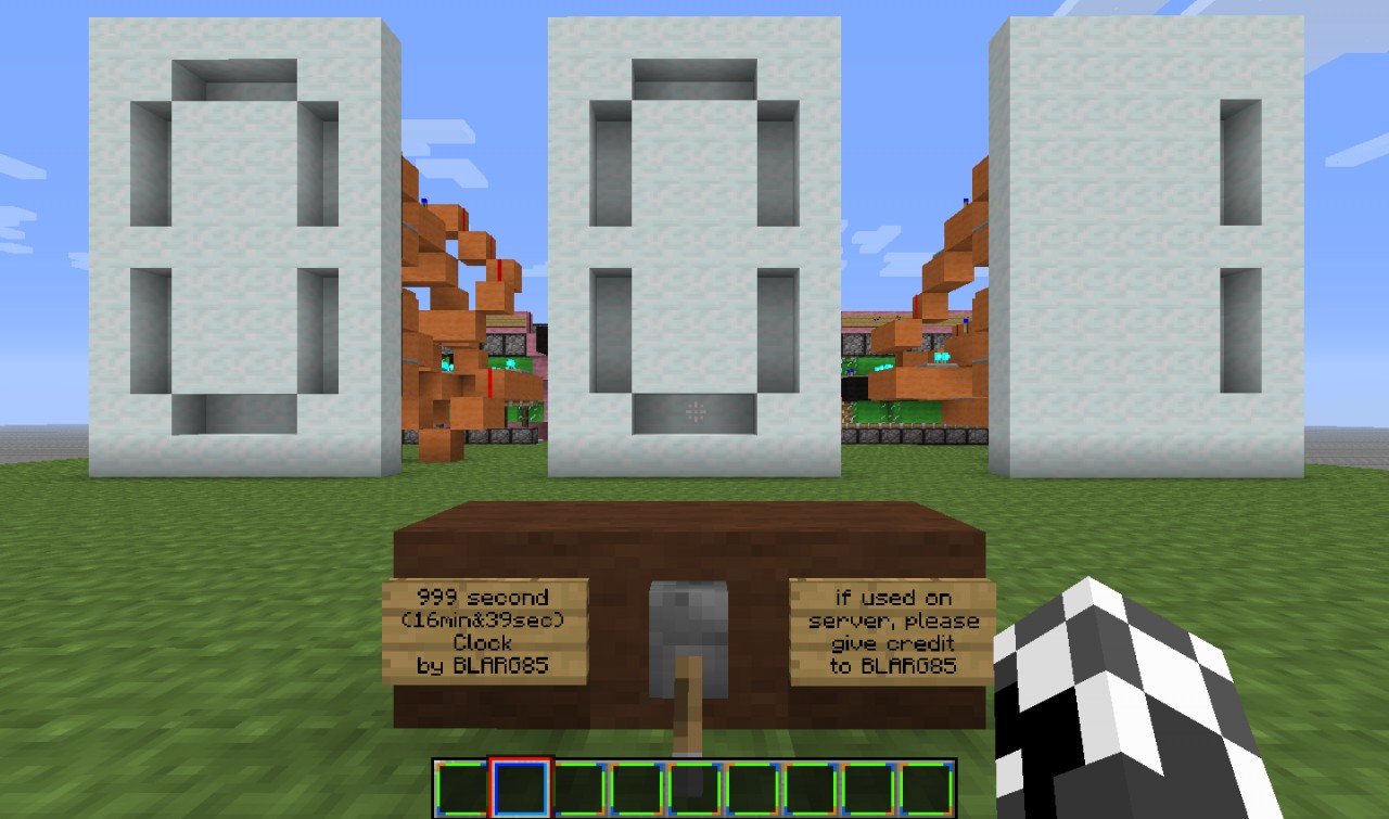 Clock & Retractable Stair Case Minecraft Map