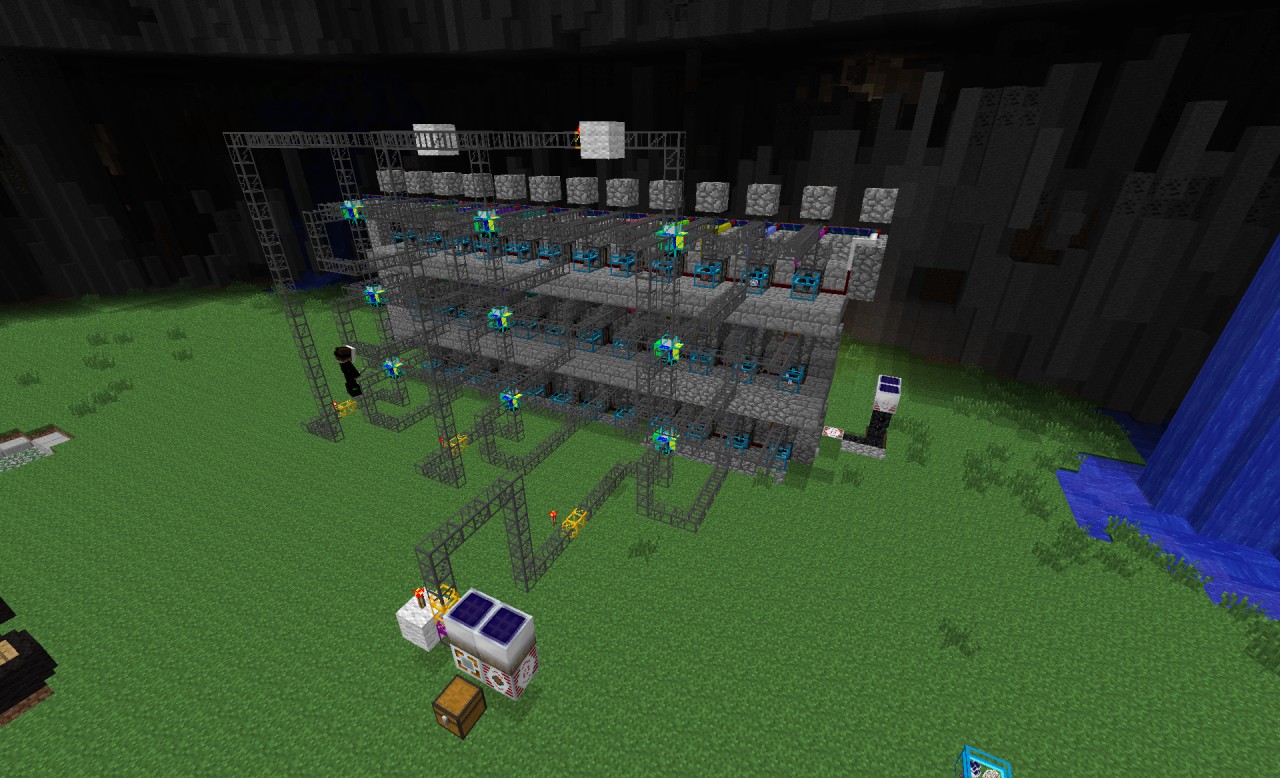 100+ item sorter and delivery system (tekkit) Minecraft Map