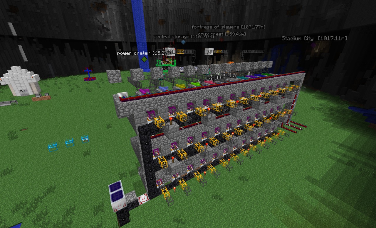 100+ item sorter and delivery system (tekkit) Minecraft Map