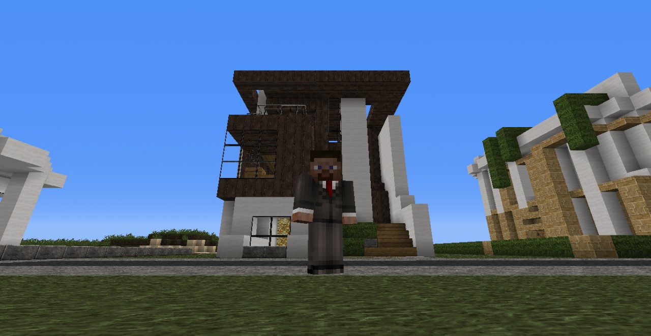 small modern house 12x12 Foks2201 Minecraft Map