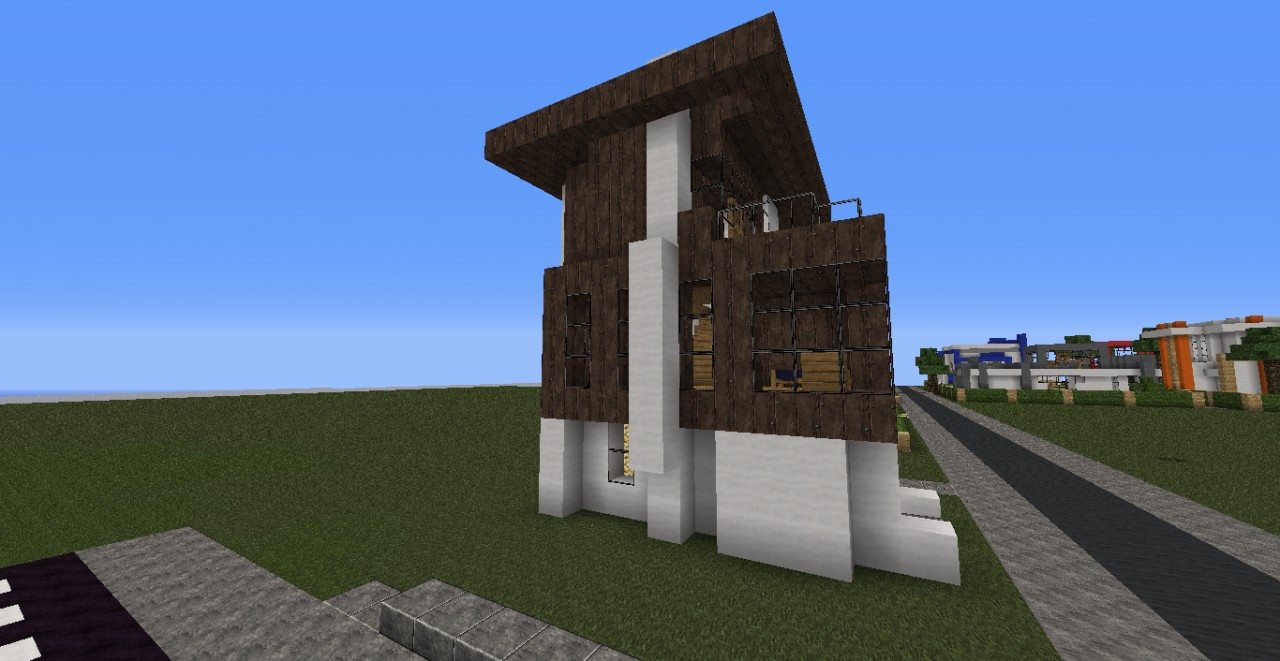 small modern house 12x12 Foks2201 Minecraft Map