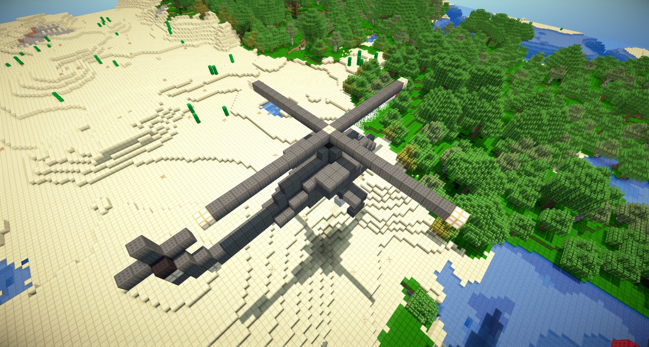 apache helicopter Minecraft Map