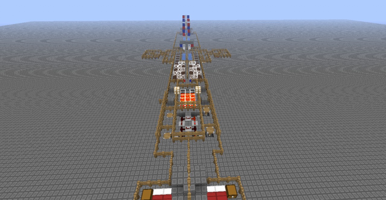 Minecraft Race track Play from 2-8 Minecraft Map