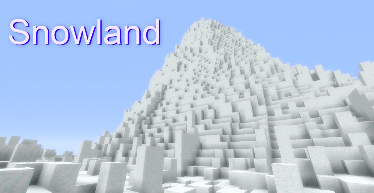 Snowland Minecraft Map