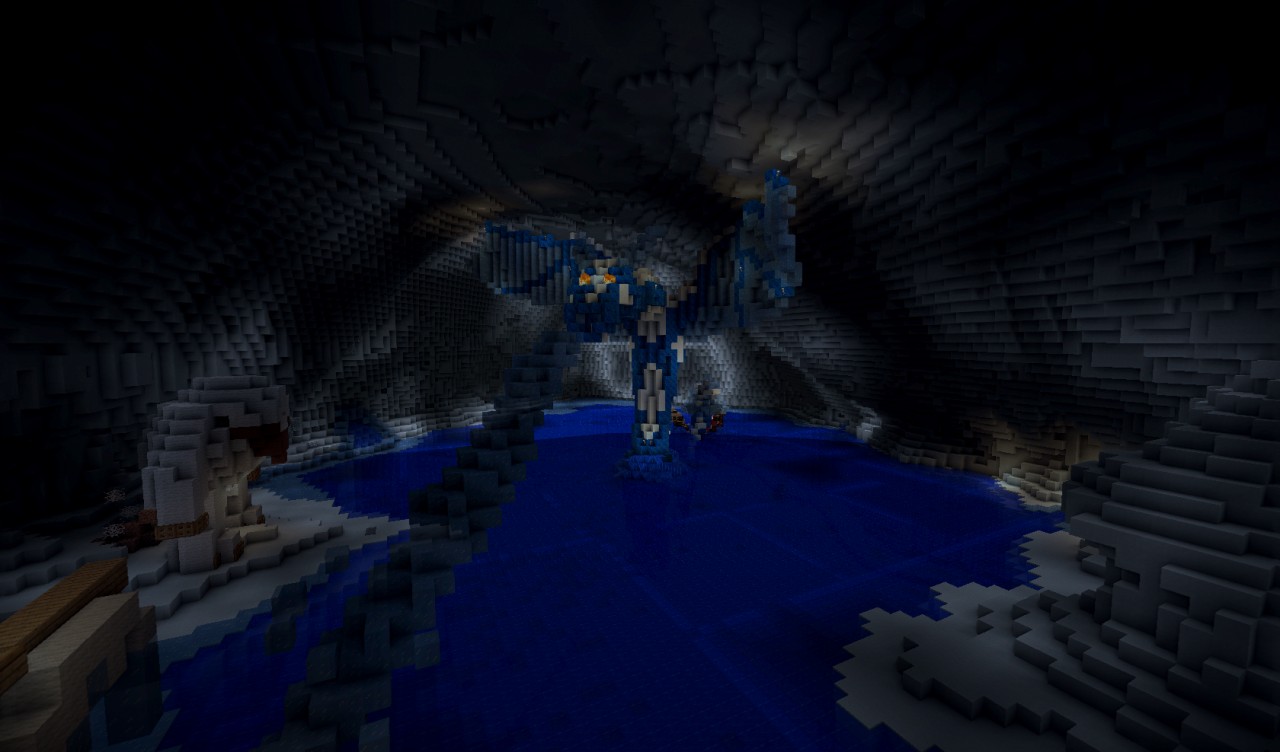 Ice Dragon Minecraft Map