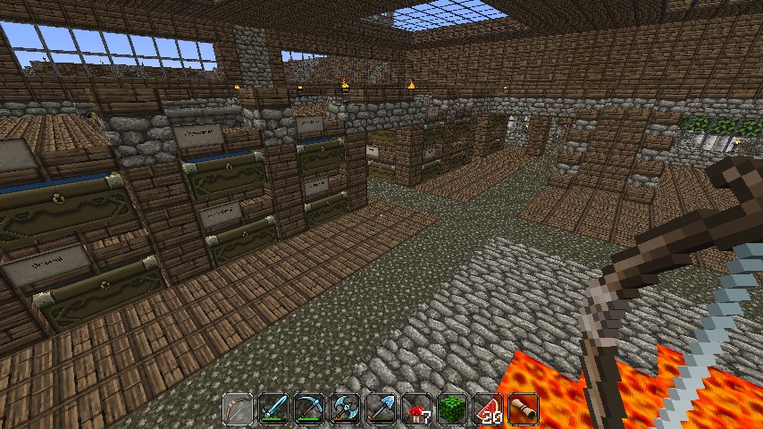 Gery`s Huge inside farms Minecraft Map