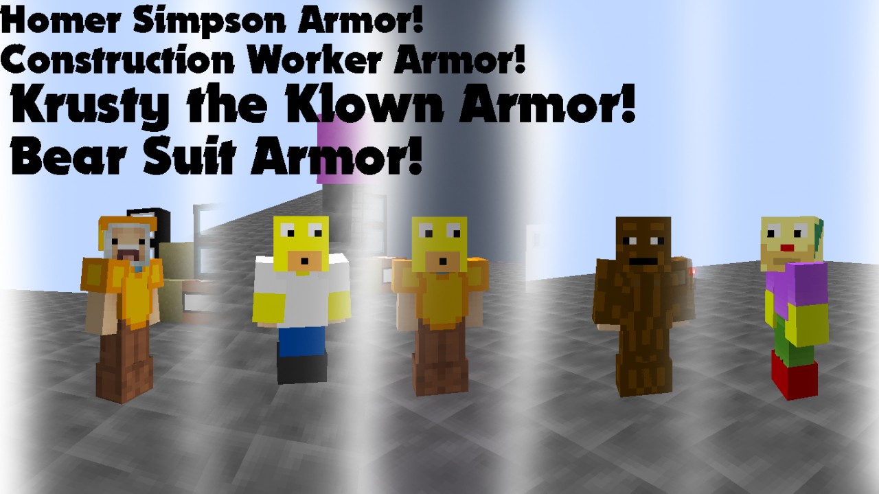 The Simpsons Texture Pack 1.3.1 Minecraft Texture Pack