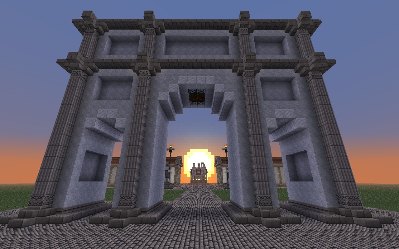 Roman Forum and Basilica Minecraft Map