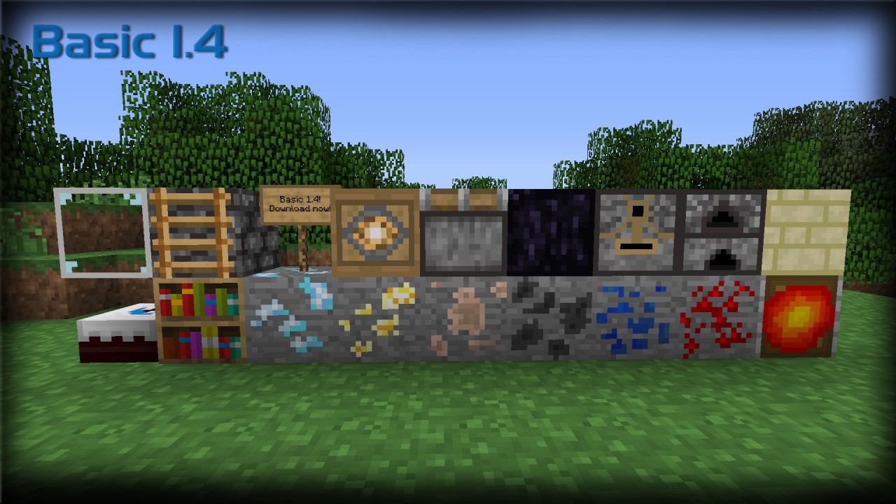 Basic 1.4 Minecraft Texture Pack