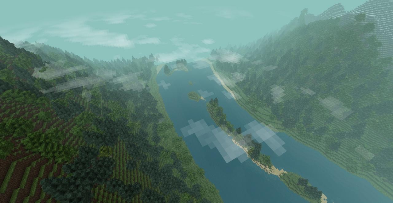 Custom Terrain - With Enormous Mountains Minecraft Map