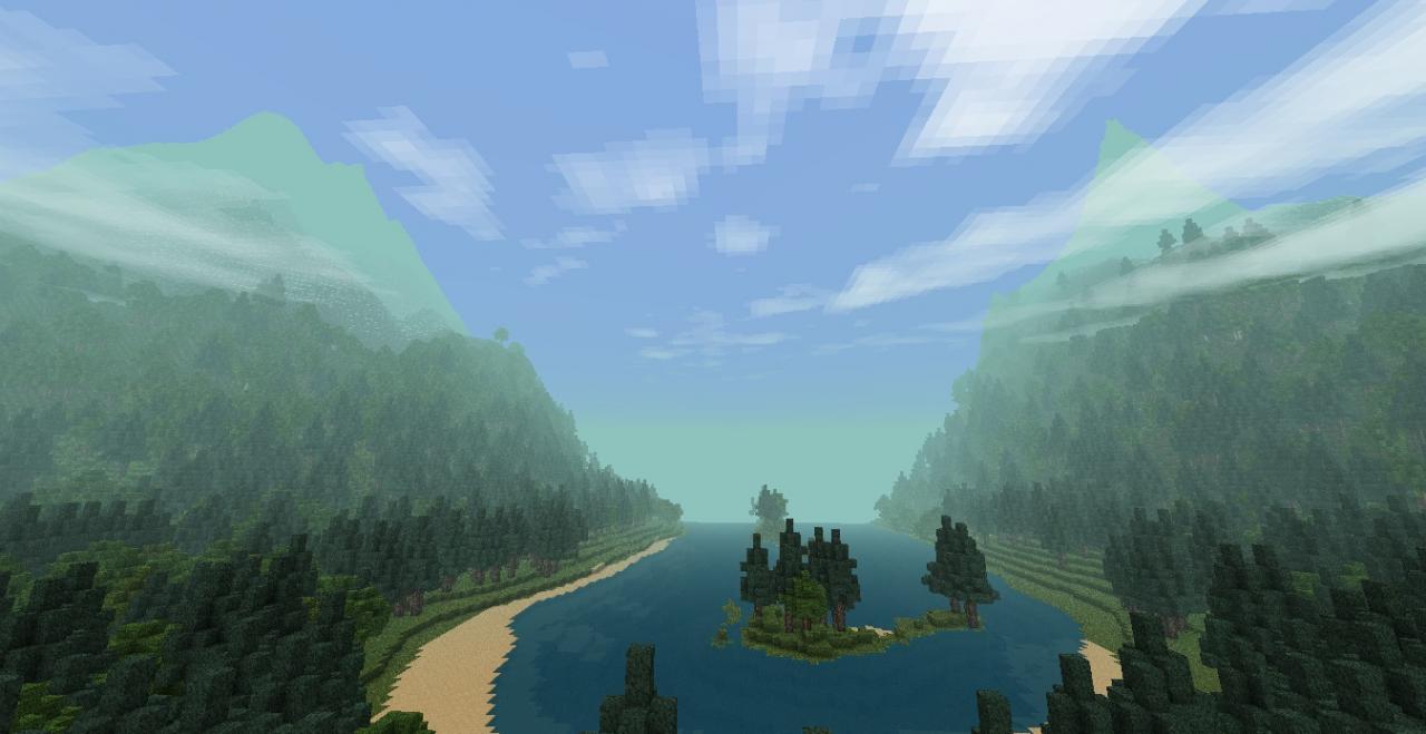 Custom Terrain - With Enormous Mountains Minecraft Map