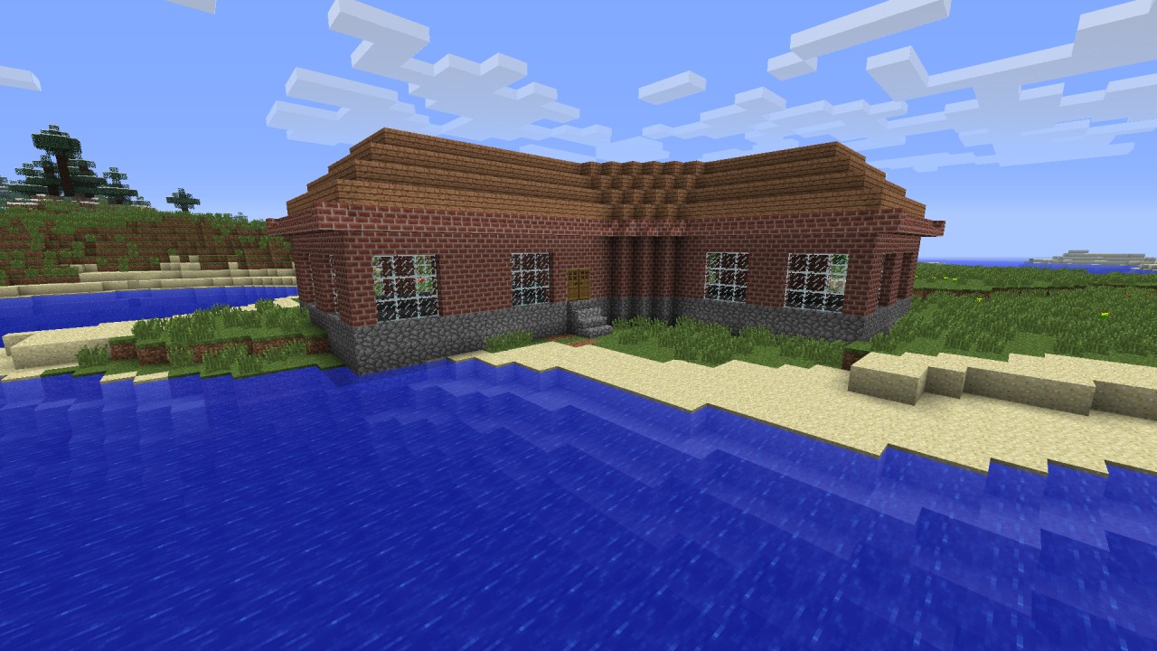Nice Farm By the sea and i niec round lake Minecraft Map