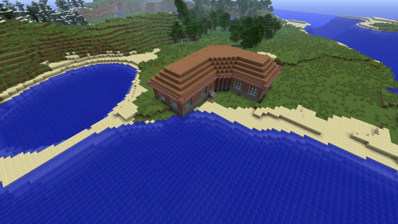 Nice Farm By the sea and i niec round lake Minecraft Map