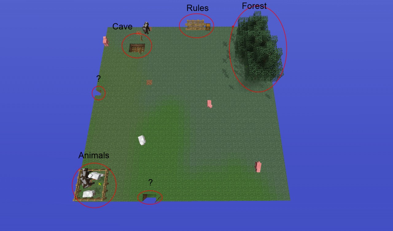 4 Chunk Survival V 2!! Minecraft Map