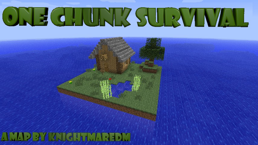 One Chunk Survival Minecraft Map