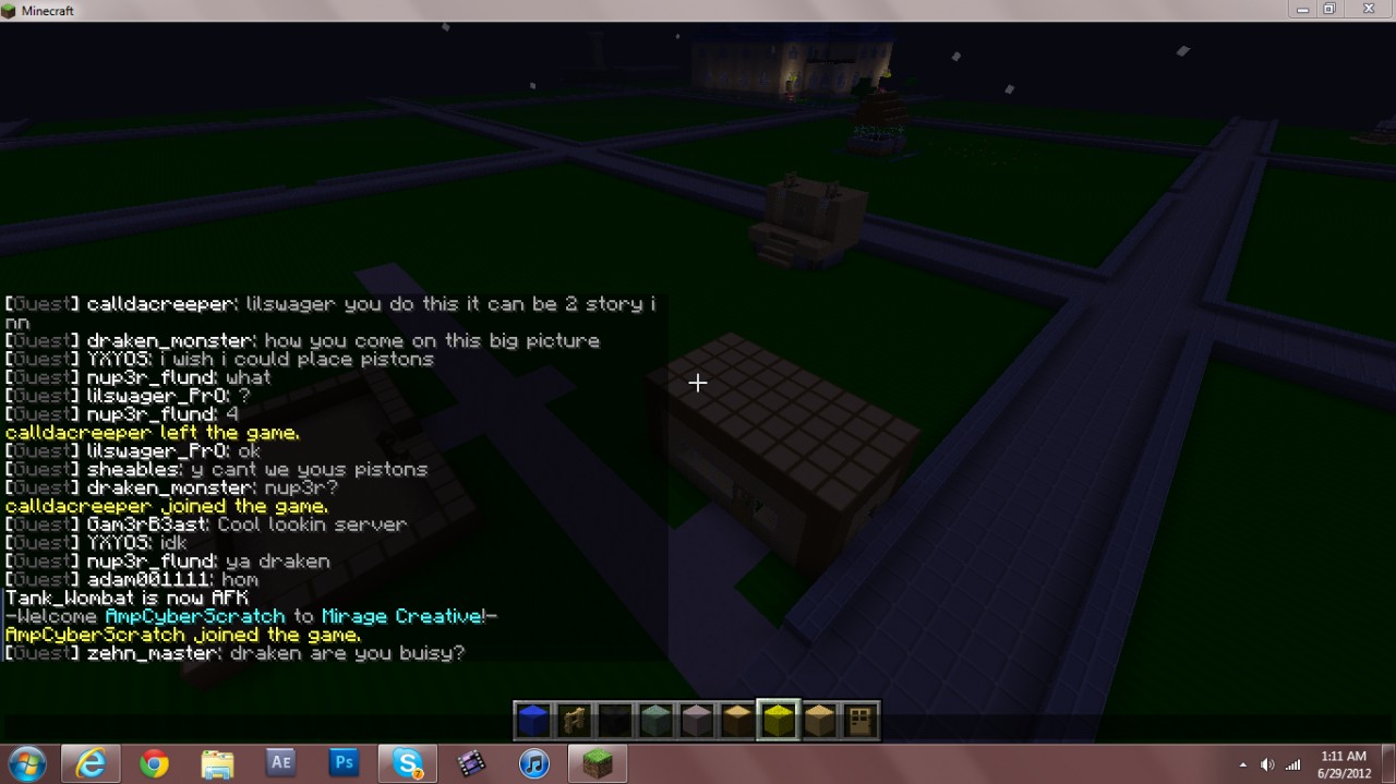 a Mid-Evil Village Minecraft Map