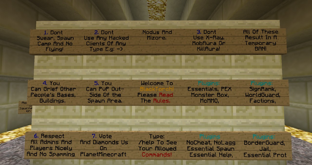 Black Torch [PVP] [MCMMO] [FACTIONS] Minecraft Server