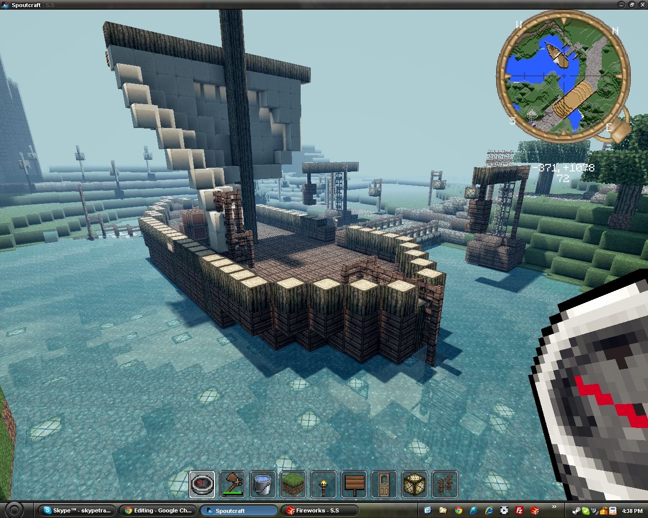 S.S. Saratoga Minecraft Map
