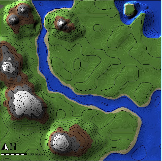 Griffinmount- Custom Terrain Minecraft Map