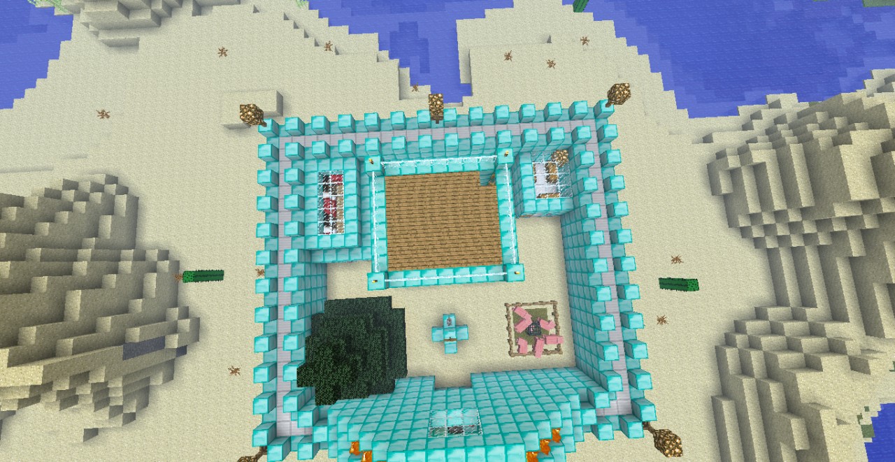 Diamond Fortress Minecraft Map