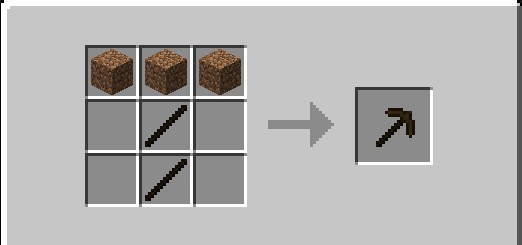 Dirt Tools Minecraft Mod