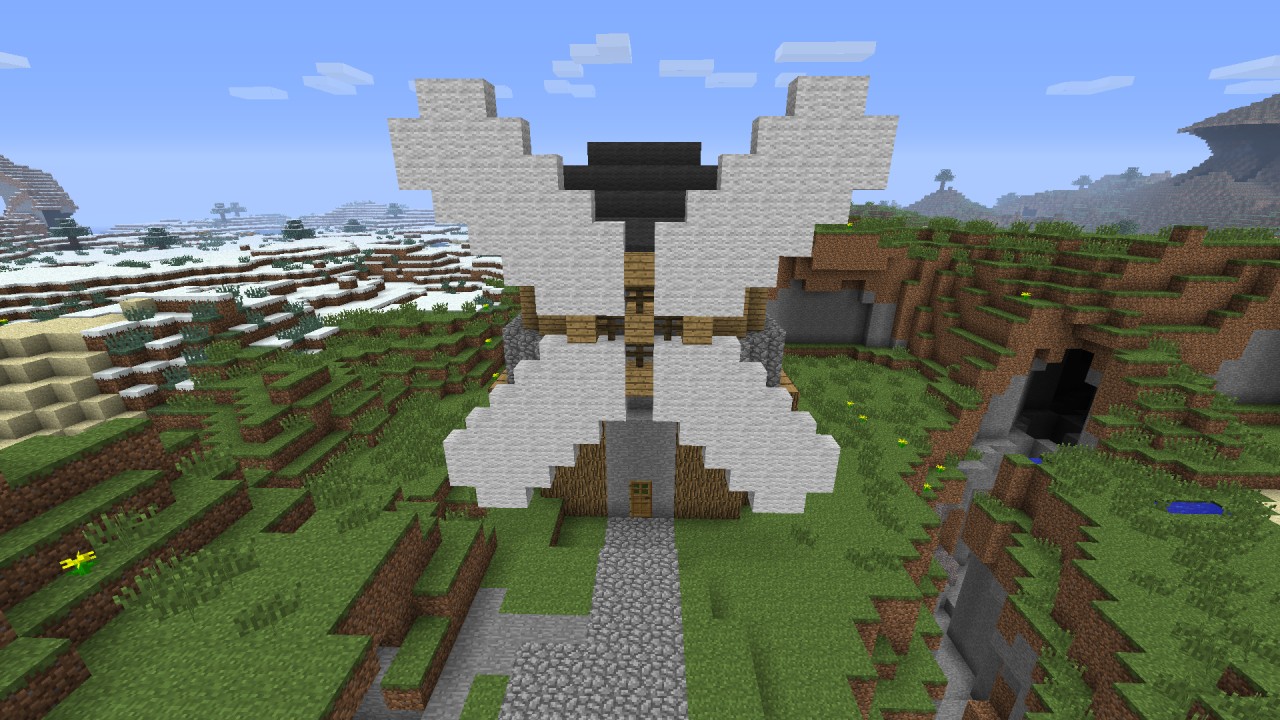 WindMill With a nice little village!!!!!! Minecraft Map