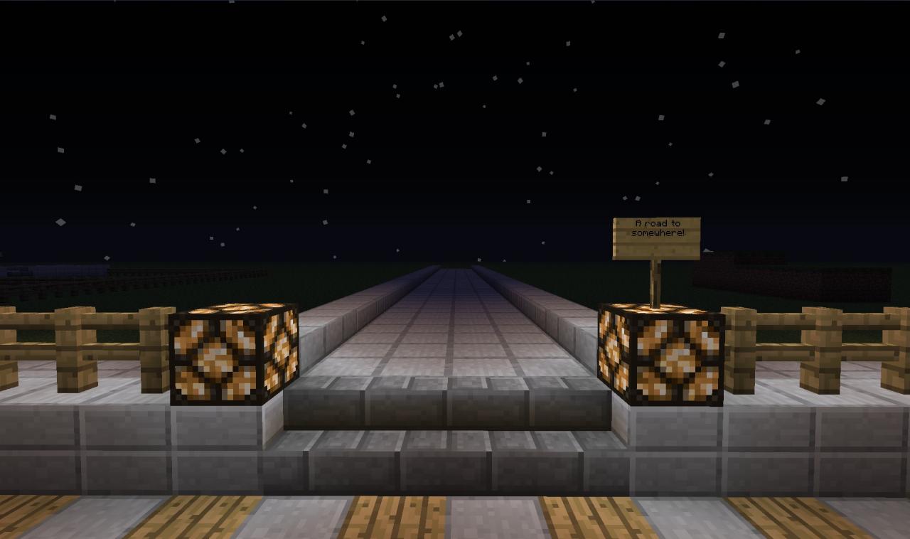 [Roleplay Minecraft use] Road N Housespaces with Day and night light ...