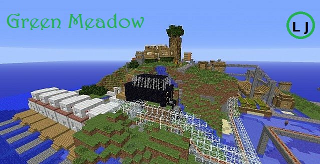 Green meadow Minecraft Map