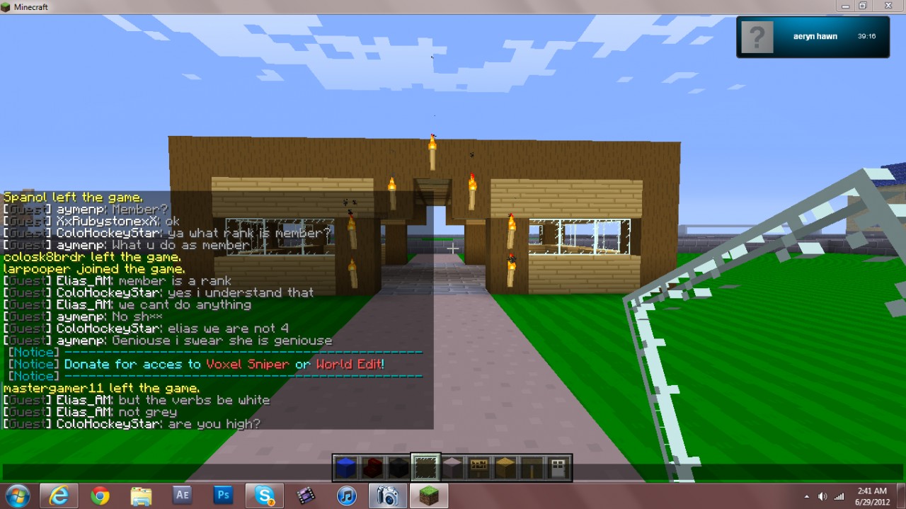 a Mid-Evil Village Minecraft Map