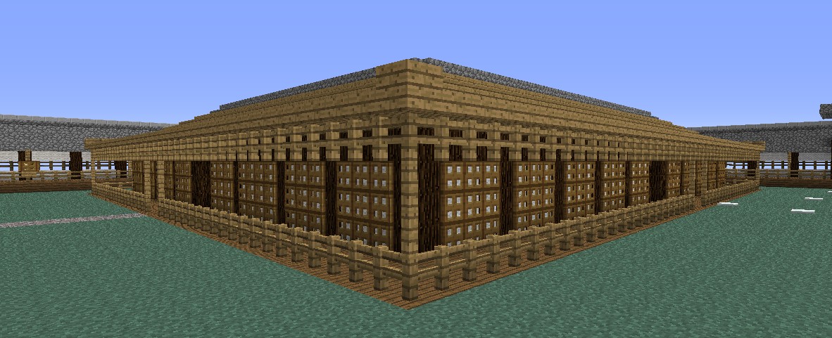 Ancient Japanese style town - default texture pack Minecraft Map