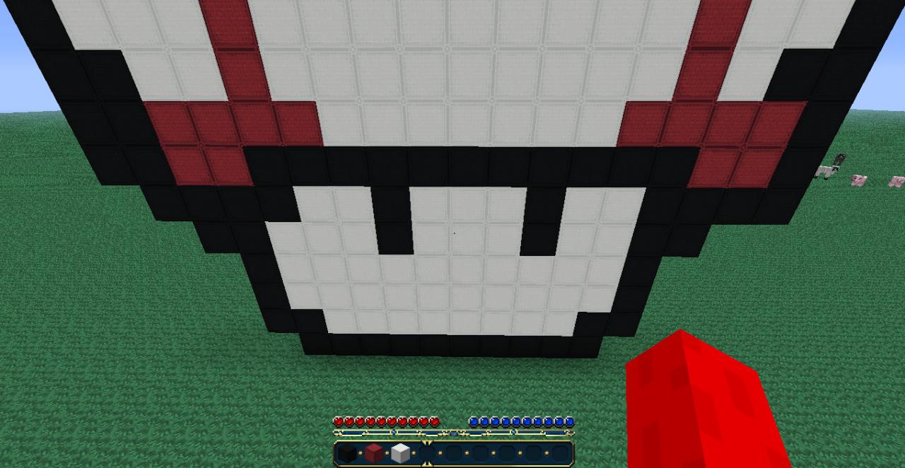 Mario Mushroom Dude Pix Art Minecraft Map