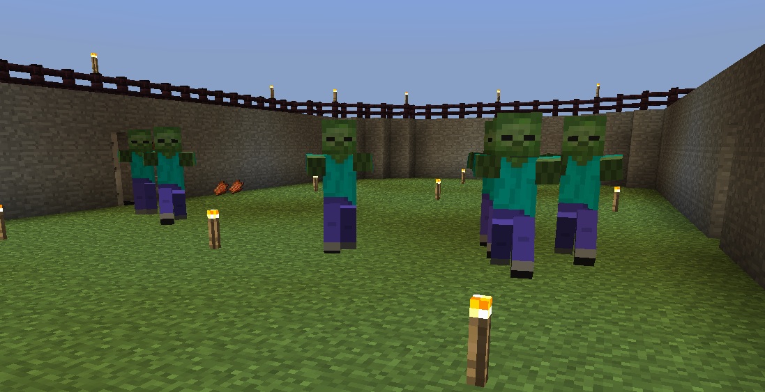 Fight arena (Zombies challenge) Minecraft Map