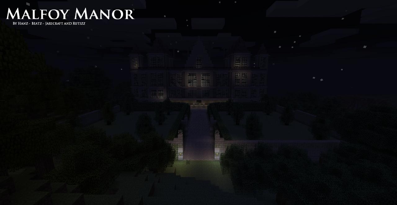 Malfoy Manor - Harry Potter and the Deathly Hallows Minecraft Map