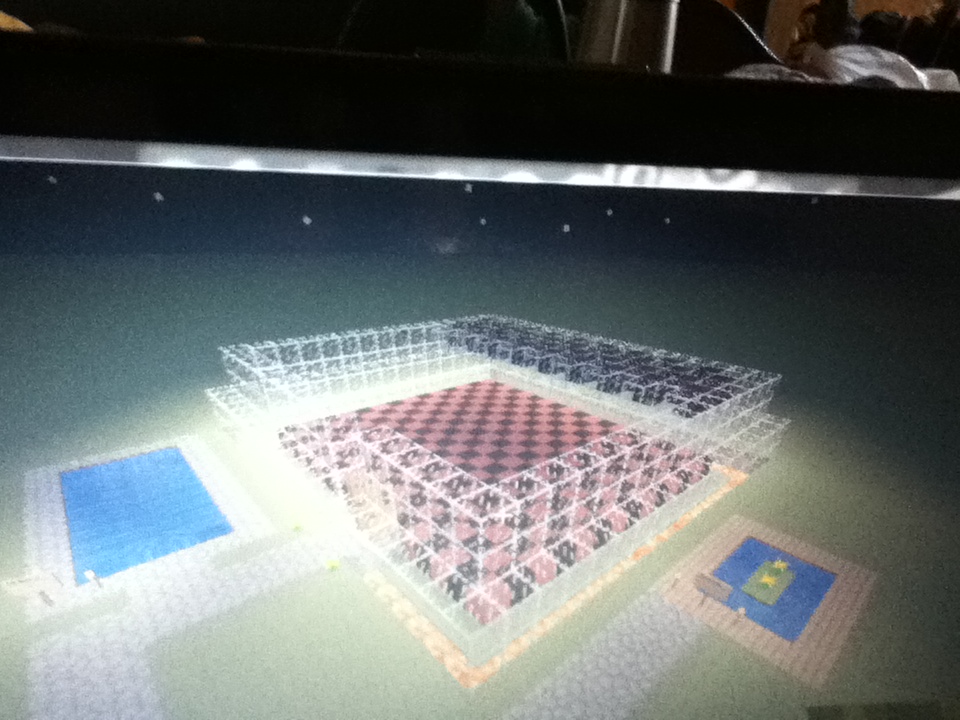 Checkerboard house Minecraft Map