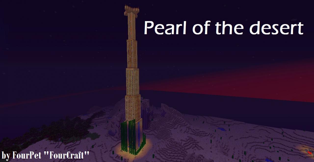 Tower - "Pearl of the desert" + World Download Minecraft Map