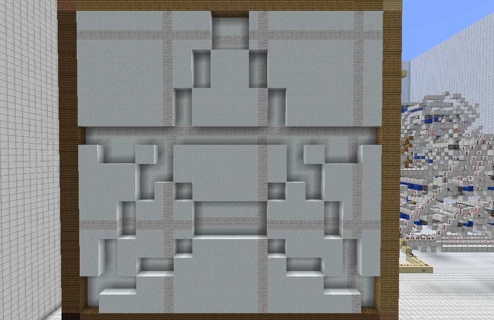 Line Drawing with Redstone!! Minecraft Map