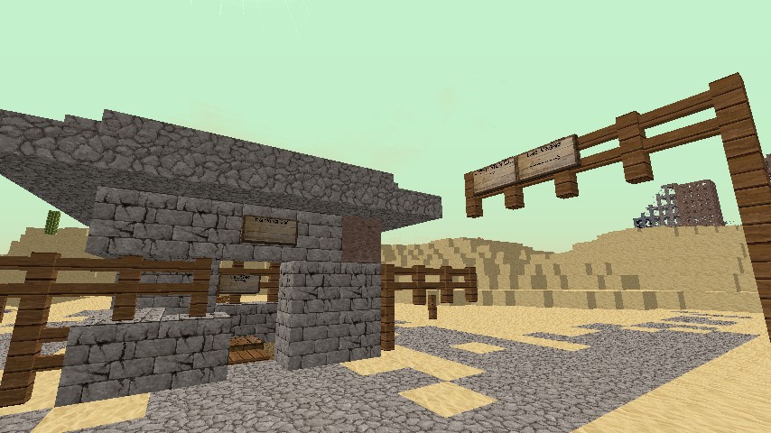 Minecraft Fallout New Vegas + Fallout 3 Minecraft Map