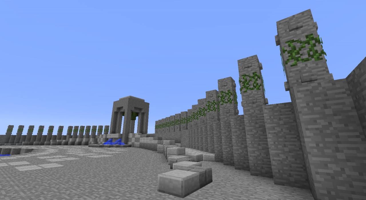 World War II Memorial, D.C., 1:1 Scale Minecraft Map