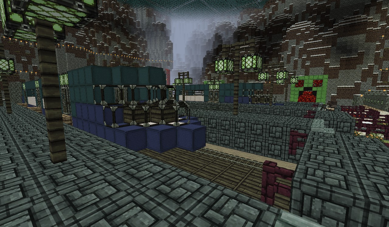 Train station (Spawn Point) Minecraft Map