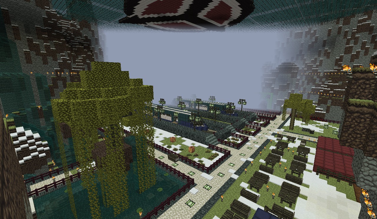 Train station (Spawn Point) Minecraft Map