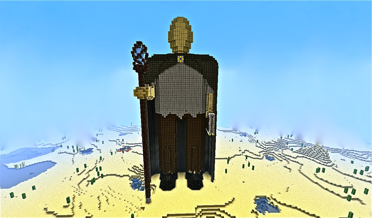 Mage statue [big] Minecraft Map