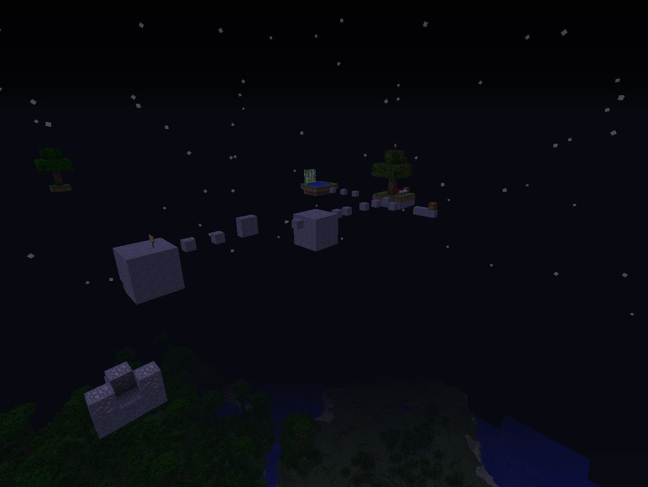 Jumping in the Sky Minecraft Map